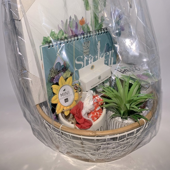 Other | Homemade Plantsucculent Gift Basket | Poshmark